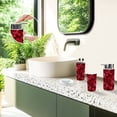 Bathroom Accessory Set 6 Piece with Rose flower Seamless Happy mother ...