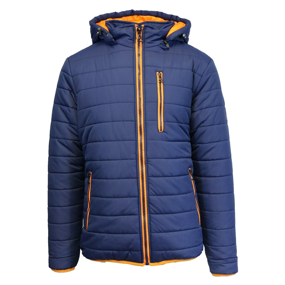 Mens Heavyweight Puffer Bubble Jacket - Walmart.com - Walmart.com