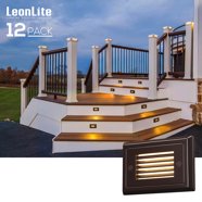 Leonlite Dimmable LED Step Lights, 3000K Warm White, 6 Count - Walmart.com