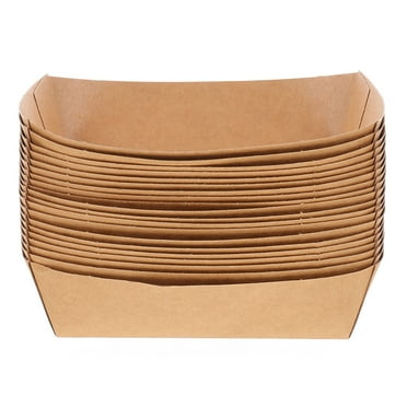 Kraft Paper Food Trays,Bexikou 50 Pack Disposable Food Nacho Tray,2 ...