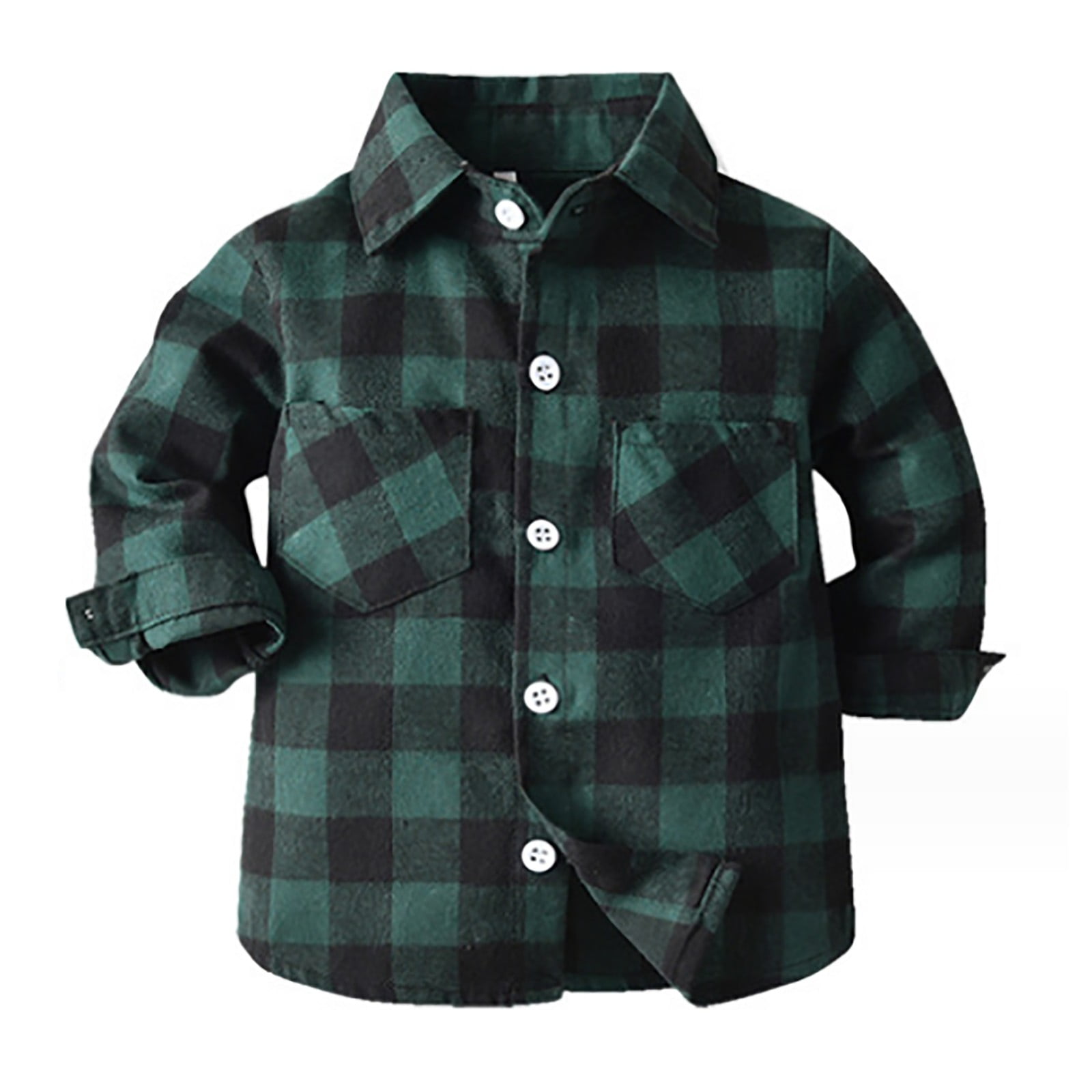 Click here for Manxivoo Toddler Flannel Shirt Jacket Plaid Long S... prices