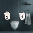 3Pcs Cotton Hanging Closet Organizer with Large Opening for Bedroom ...