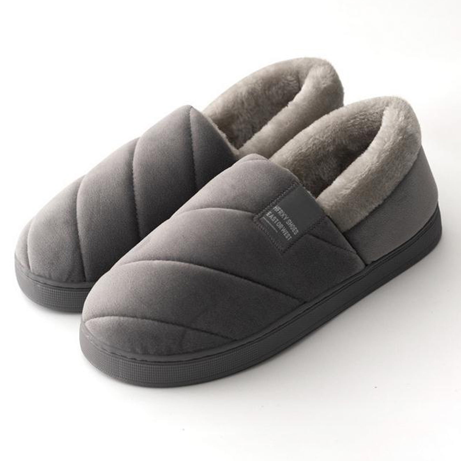 Click here for Timifis Mens Cozy Memory Foam Slippers With Warm F... prices