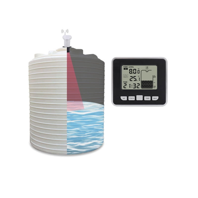 Buy DIYOO 100M Water Tank Level Meter Sensor Temperature Liquid Depth ...