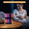 Acrylic Night Light Colorful Inclined Plug Base Simple To Install And ...