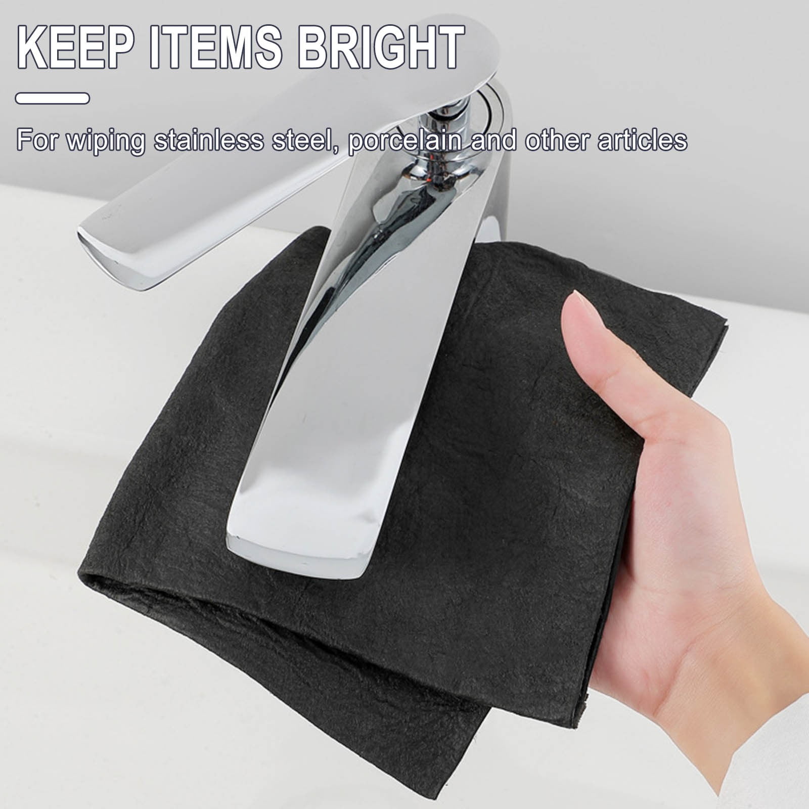 Vikakiooze Thickened Cleaning Cloth Microfiber Surface Instant ...