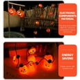 HEJULIK 20FT 40 Led Halloween Pumpkin String Lights Pumpkin Lights for ...