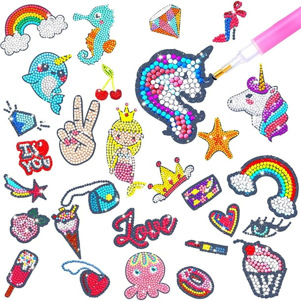 29 Pieces Diamond Painting Mermaid Diamond Sticker Diamond Painting ...