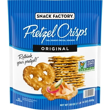 Snack Factory Pretzel Crisps, Original, 26 oz - Walmart.com
