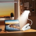 Teissuly Clip Reading Lamp Desk Lamp Intelligent Folding With USB Cable ...