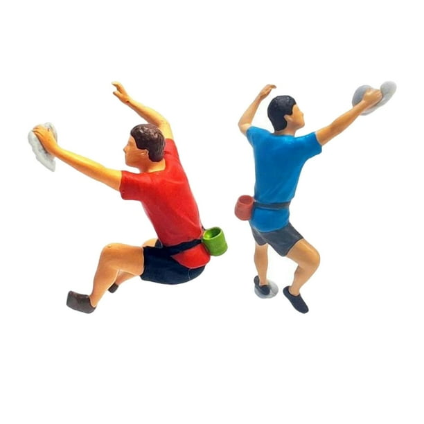 Rock Climbing Figure,1:64 Collectible Rock Climbing Model,Model Trains ...