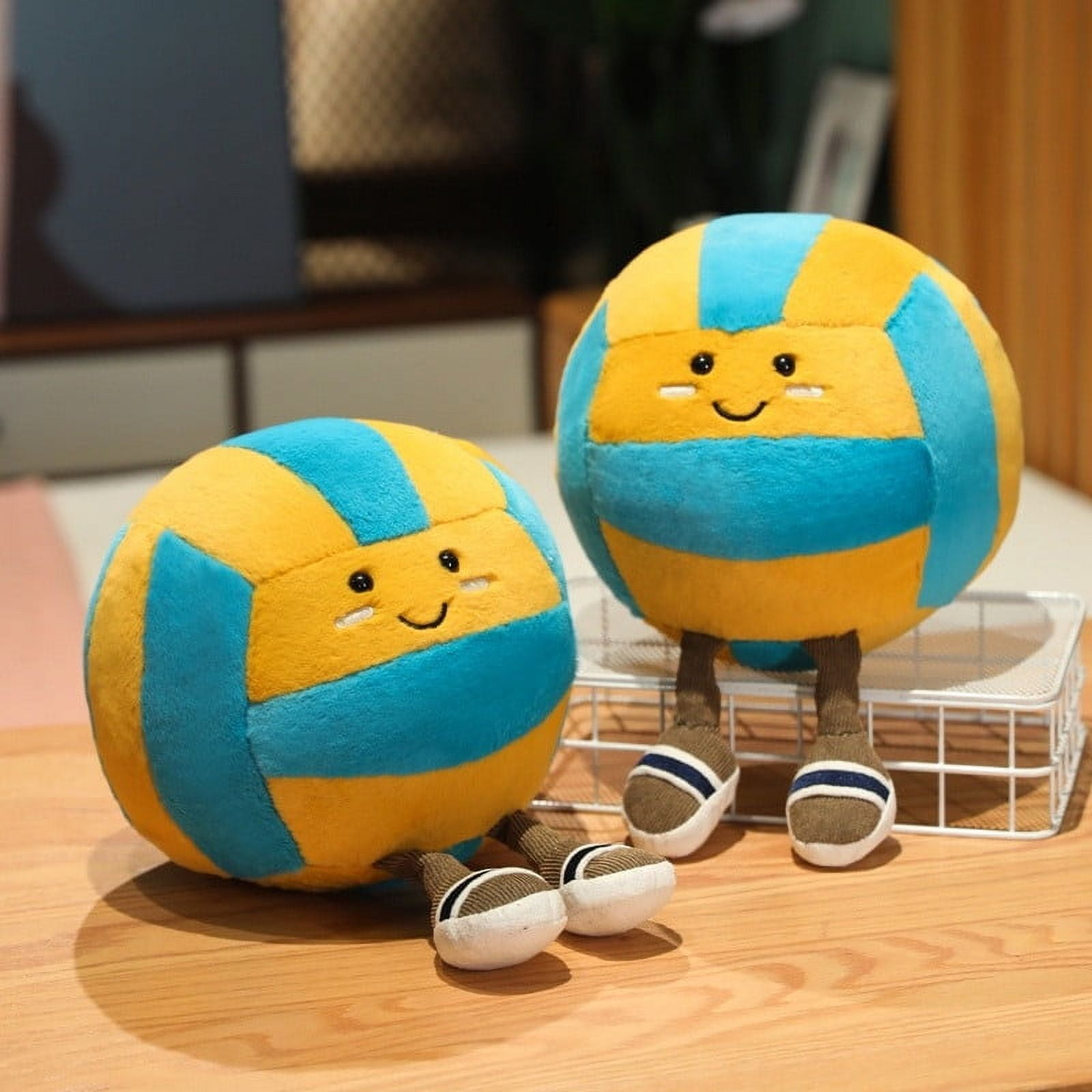 KEVCHE Jellycat Peluche de Voleibol Juguetes, 26cm Cute Volleyball ...