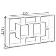 Modern 8 Tier Bookcase Wall Mount and Freestanding Storage Shelves For ...