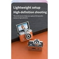 32GB Tiny Wearable Student Digital Camera (Brown) - 720P HD Retro Mini ...