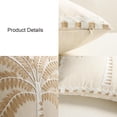 Cmafuca Tropical Palm Tree Embroidered Lumbar Pillow Covers, Cotton ...