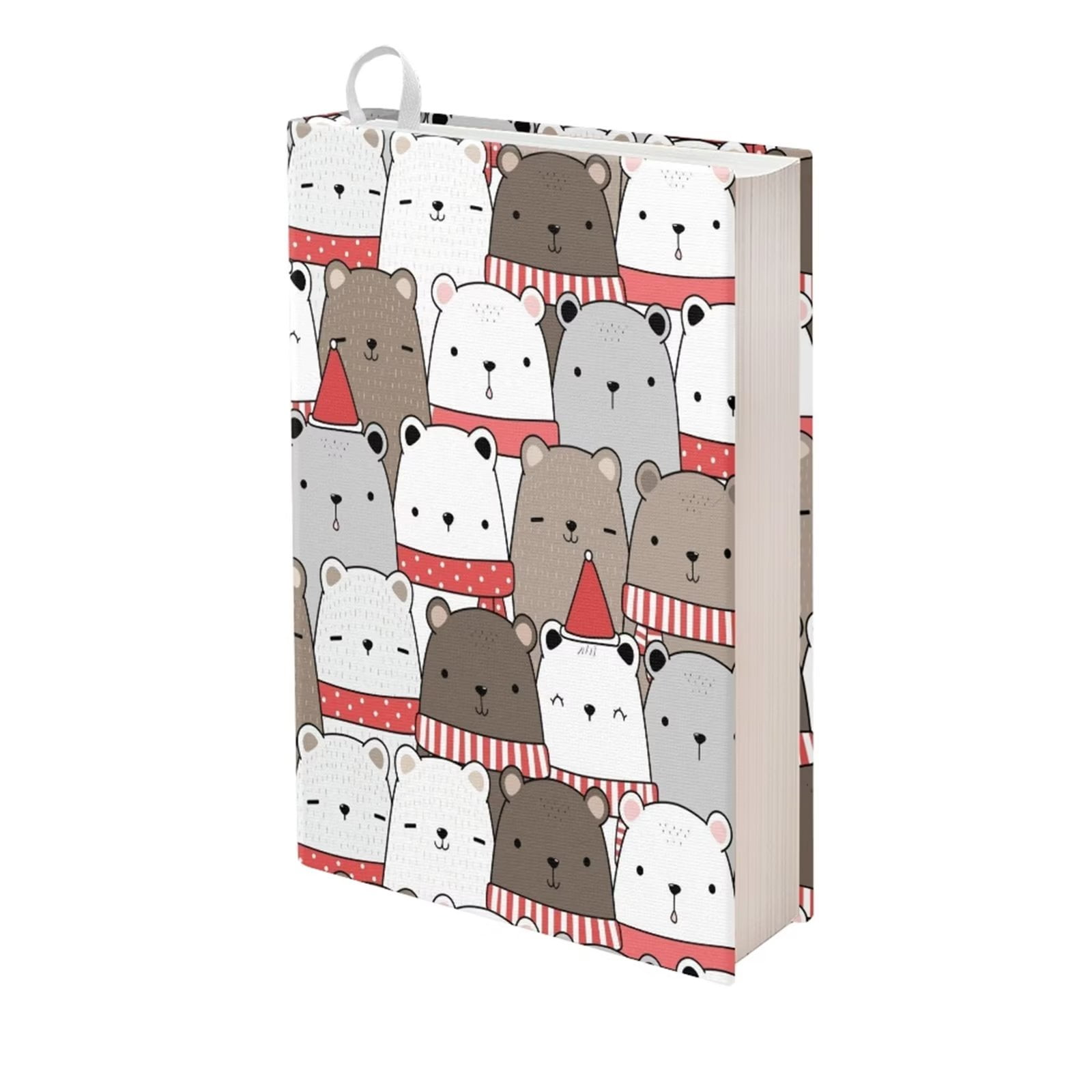 FKELYI Elementary School Kids Book Covers Reusable Cartoon Bear Print ...