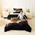 Aikeke Gold Dragon Twin Comforter Sets 2pcs, Magic Animal Bedding Set ...