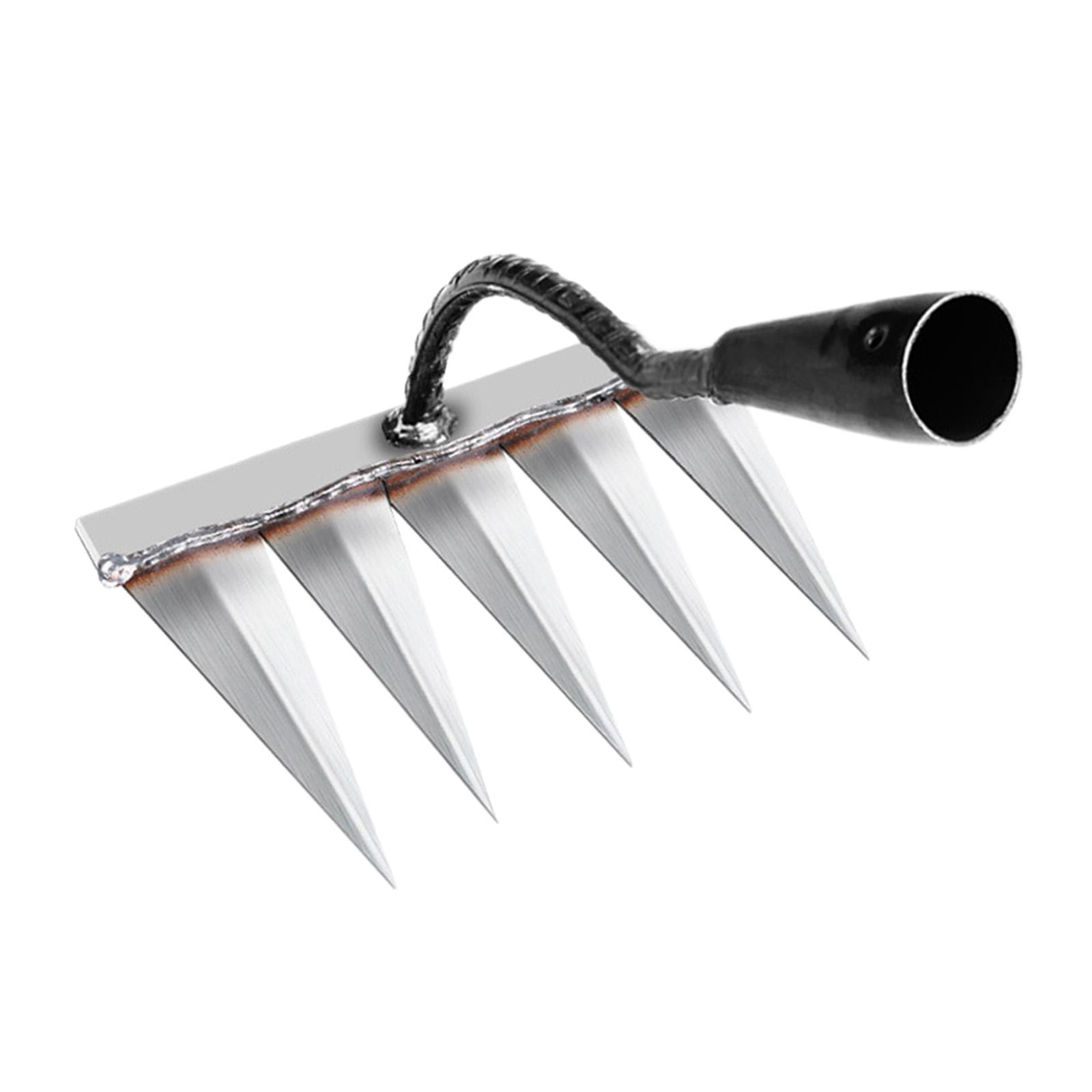 Garden Hand Rake Garden Weeding Rake Hardened Agricultural Cultivator ...