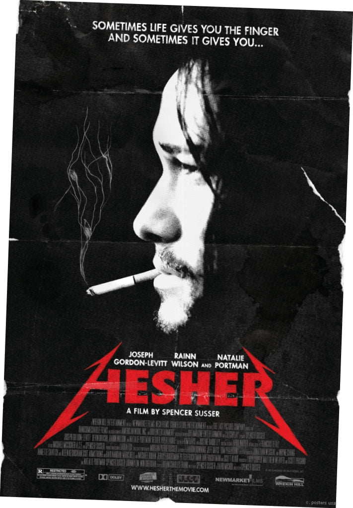 Hesher Poster Metal Sign 8Inx 12In Art Print On Metal 8x12 Multi-Color ...