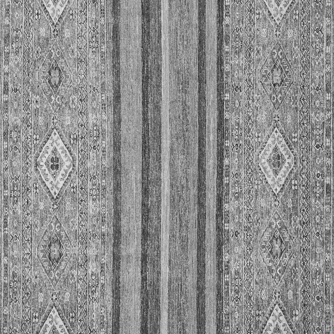 Ahgly Company Indoor Square Abstract Gray Modern Area Rugs, 8' Square ...