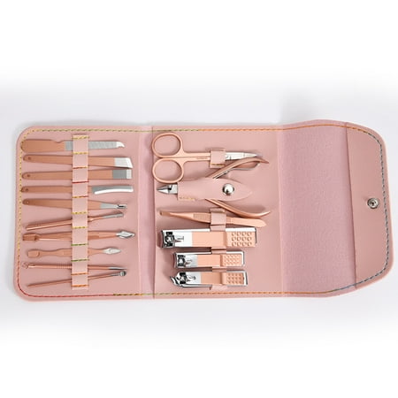 Travel Mini Manicure Set Nail Clipper Set Stainless Steel Pedicure Care ...