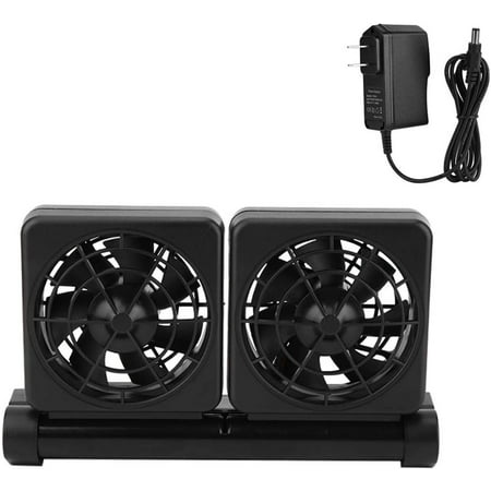 Fish Tank Fan, Aquarium Cooling Fan Mini Double Head Adjustable Fish ...