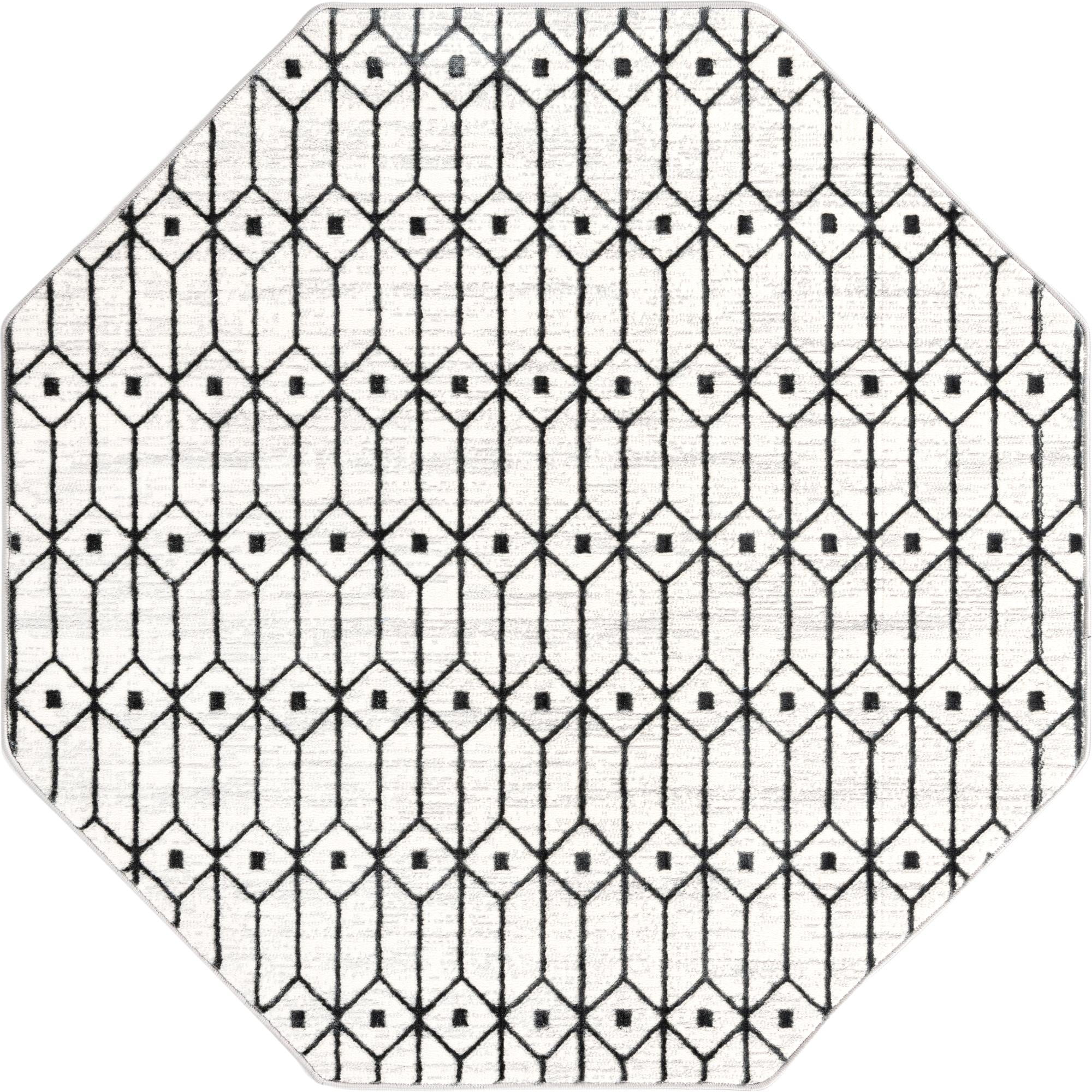 Unique Loom Diamonds Matrix Trellis Rug - Walmart.com