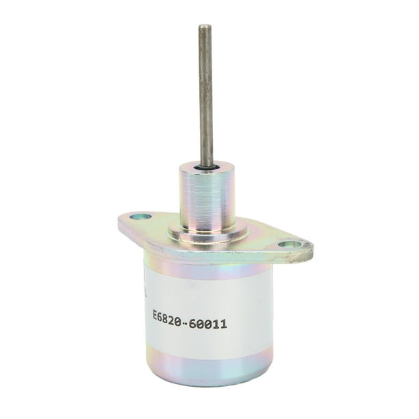 Engine Shut Off Solenoid, Engine Stop Solenoid E6820 60011 Electric Shut Off Shutdown Solenoid ...