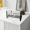 Kitchen Sponge Draining Rack Steel Shelf | White Alloy Sink Organizer ...