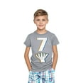 AHTJRT Number 7 T-Shirts for Kids Crewneck Short Sleeve Palm Patterns ...