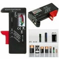 Simyoung Battery Tester, Universal Battery Checker for AAA AA C D 9V 1 ...