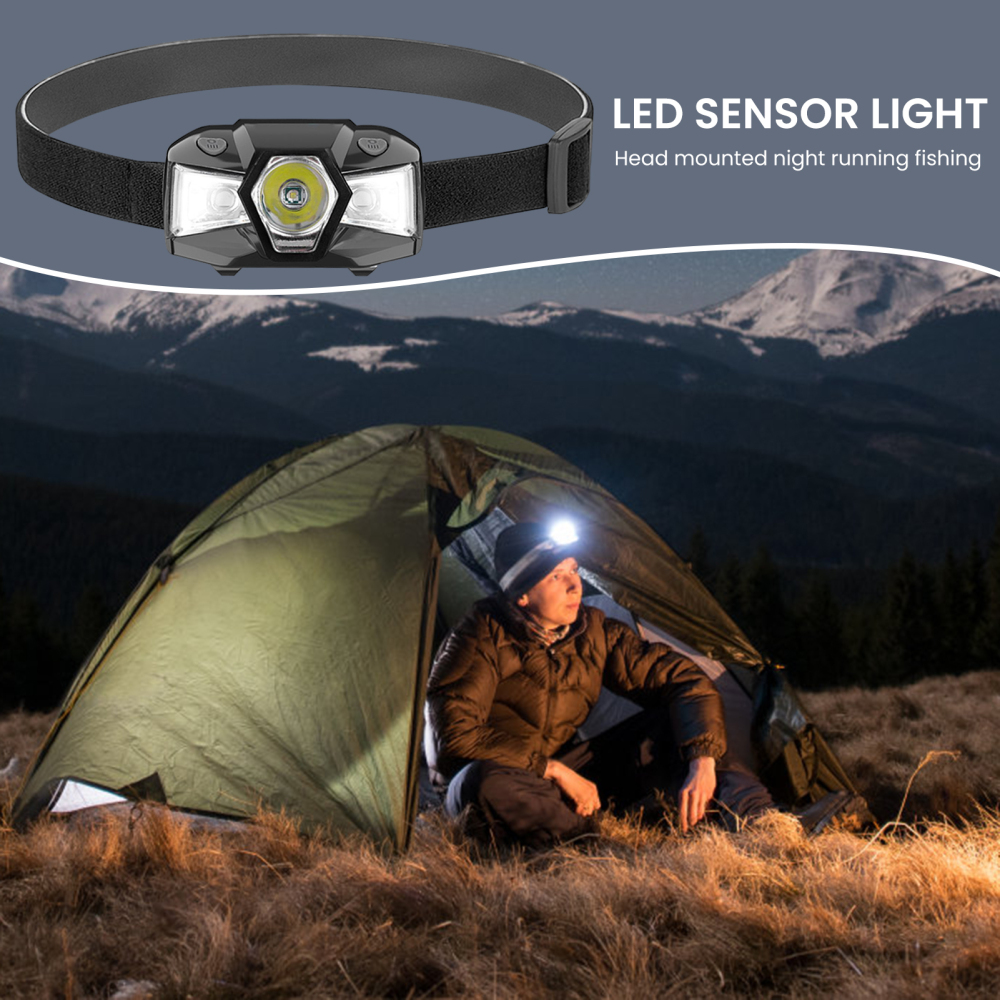 Mini Intelligent Sensor Light Strong Light Induction Headlight ...