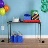 20" x 48" Adjustable Height PVC Top Table, Black - Walmart.com