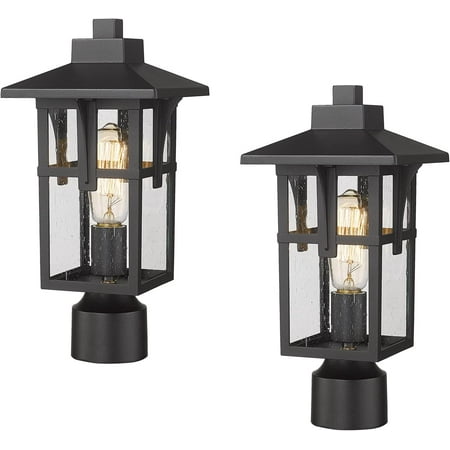 Outdoor Post Light Pole with Base, HWH Outside Lamp Post Accessories ...