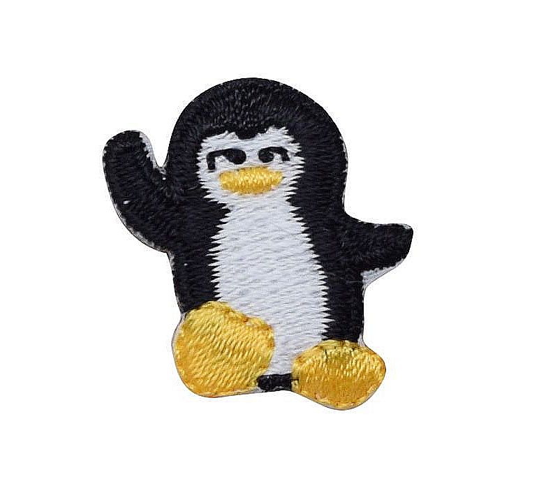 Small/Mini - Penguin - Iron on Applique/Embroidered Patch - Walmart.com