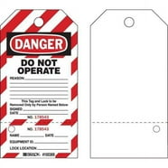 Electromark Danger Tag,5-3/4 x 3 In,Cardstock,PK25 Y604111 - Walmart.com