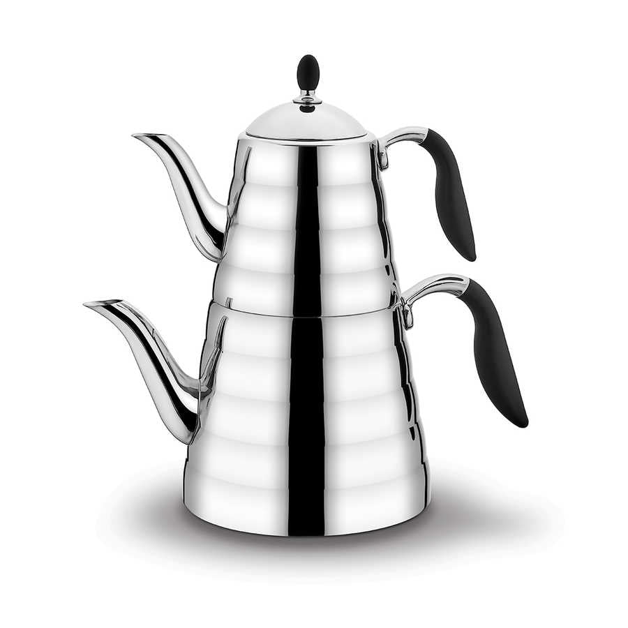 Korkmaz A219 Viva Turkish Teapot Set for Stovetop, 18/10 Stainless ...