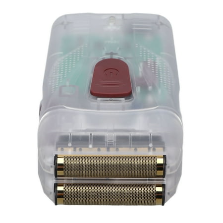 Electric , Transparent Shell Cordless Shaver Double Blade Detachable ...