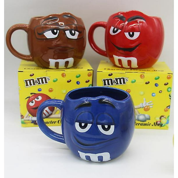 Mm Bean Cartoon Mug Cute Mm Chocolate Bean Water Cup Creative Cup ...