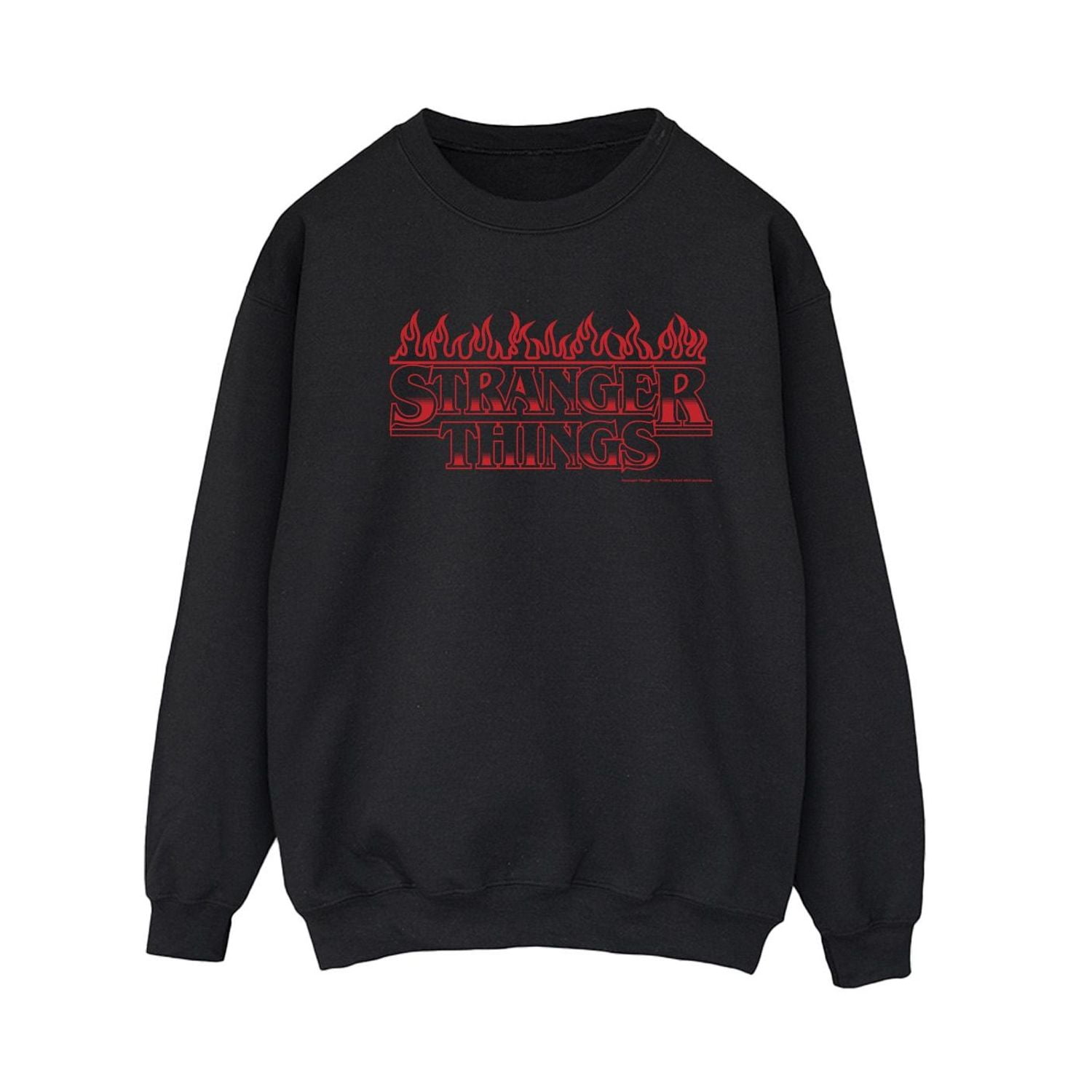 Click here for Netflix Womens Stranger Things Flames Sweatshirt L prices