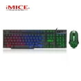 Jrocdr Ergonomic 104 Key Rgb Backlit Keyboard And Mouse Kit Suitable