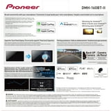 Pioneer DMH-160BT II Car Stereo Head Unit, Double Din, 6.8" Touchscreen, CarPlay/Android Auto ...