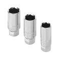 Hyper Tough 3-Piece 3/8-In Drive Spark Plug Socket Set, Includes 5/8 In ...