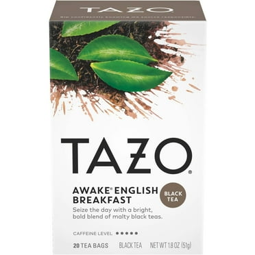 Tazo, Awake English Breakfast Black Tea, Tea Bags, 24 Ct - Walmart.com