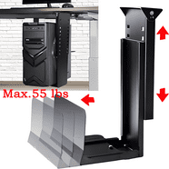 Monoprice Computer Case CPU Tower Holder, Adjustable Under Desk Mount ...