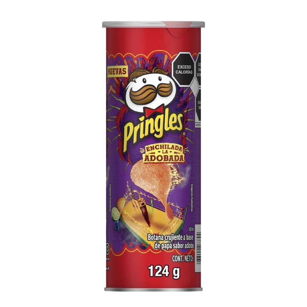 Papas Pringles Sabor Enchilada la Adobada 124 g | Walmart en línea