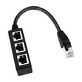 Luoyaxxxxx RJ45 1 To 3 Ethernet LAN Network Cable Splitter 3 Way ...