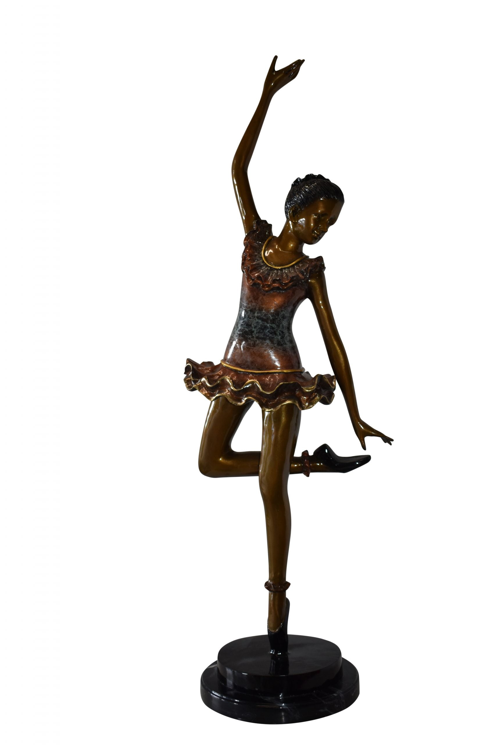 Ballet Dancer Ballerina on her Tippy Toes Bronze Statue - Walmart.com