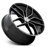 Petrol P5C 18X8 5X115 40Et 72.1Cb Gloss Black W/ Machined Face Wheel ...