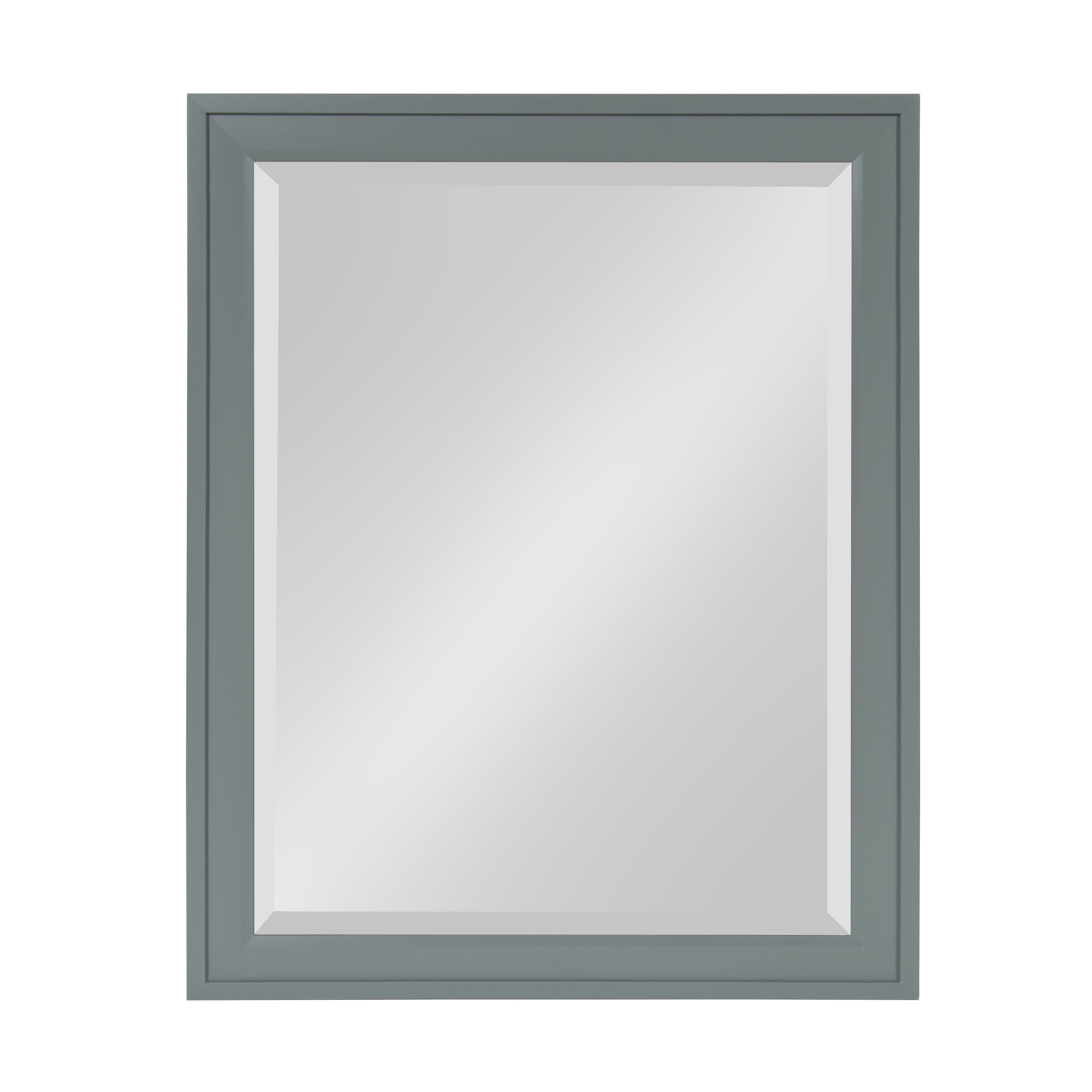 DesignOvation Bosc Framed Decorative Rectangle Wall Mirror, 21.5x27.5 ...